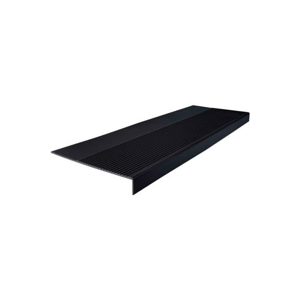 Roppe Rubber Light Duty Ribbed Stair Tread Square Nose 1225in X 48in Black 48801p100 Zoro